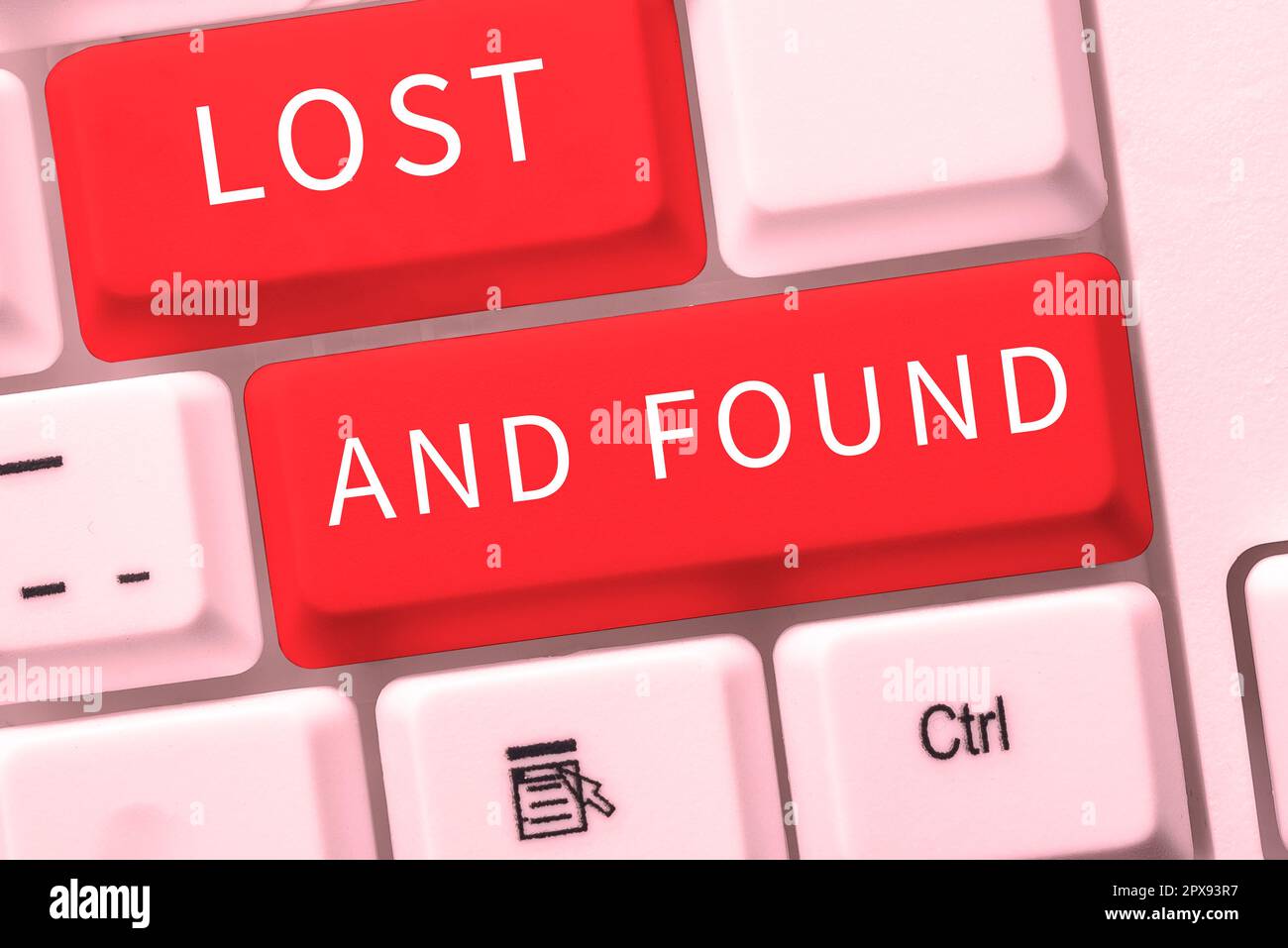 Inspiration showing sign Lost And Found, Internet Concept Place where ...