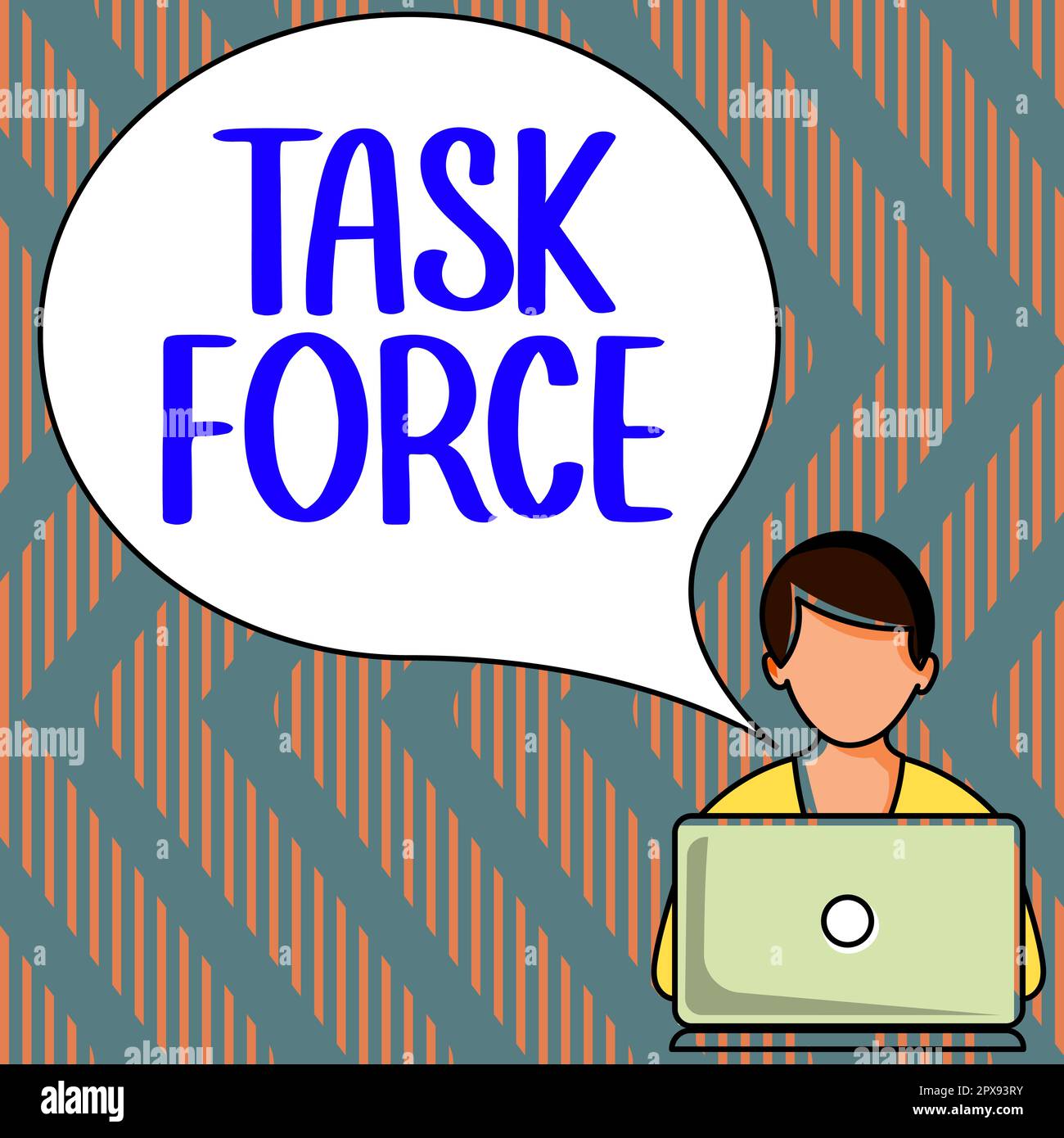 Conceptual display Task Force, Business approach a group of people who ...