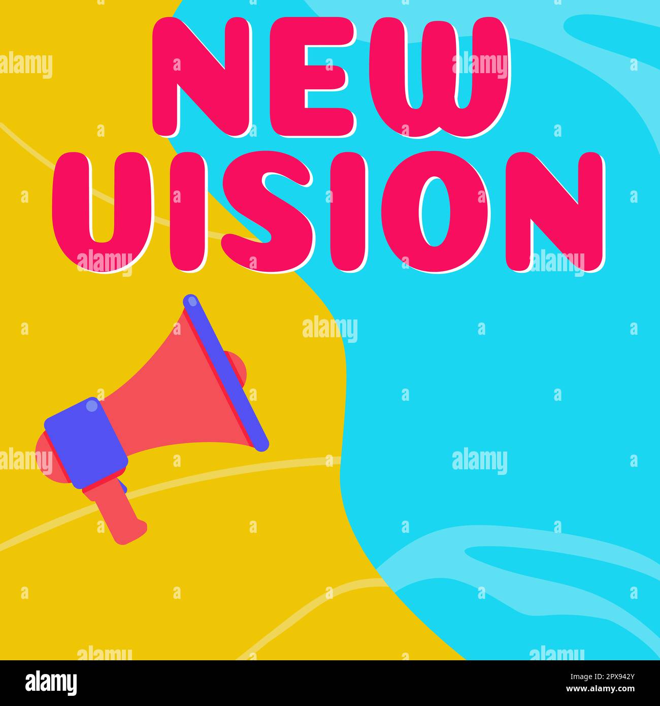 Conceptual display New Vision, Concept meaning seeing some future ...