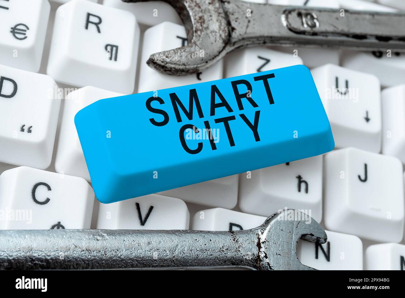 Inspiration showing sign Smart City, Business approach urban area that ...