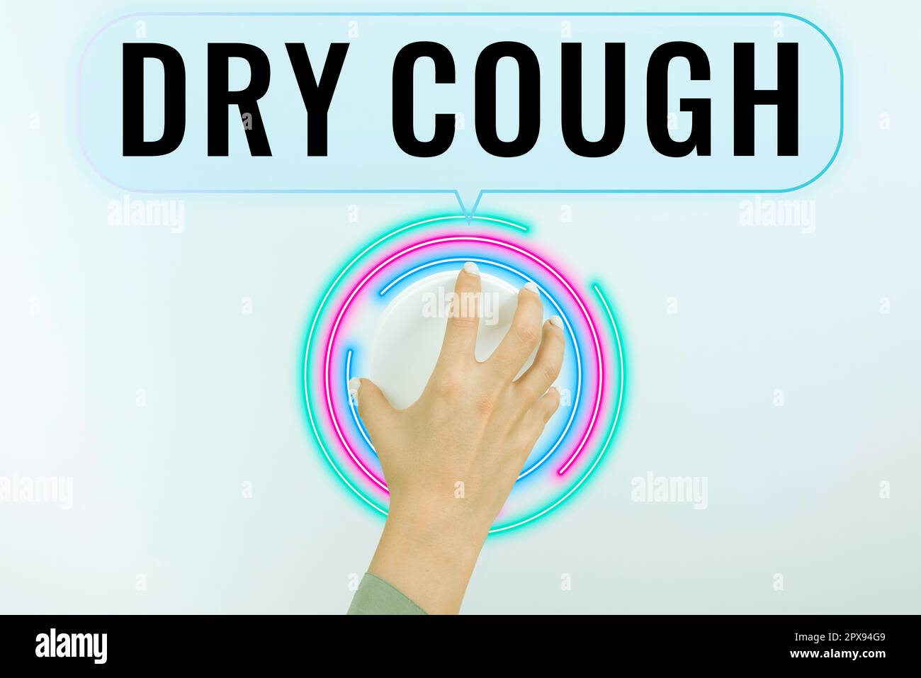 Conceptual caption Dry Cough, Internet Concept cough that are not ...