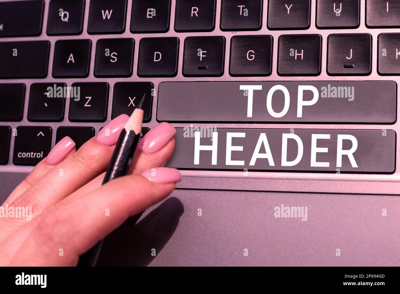 Inspiration showing sign Top Header, Business showcase text at the top ...