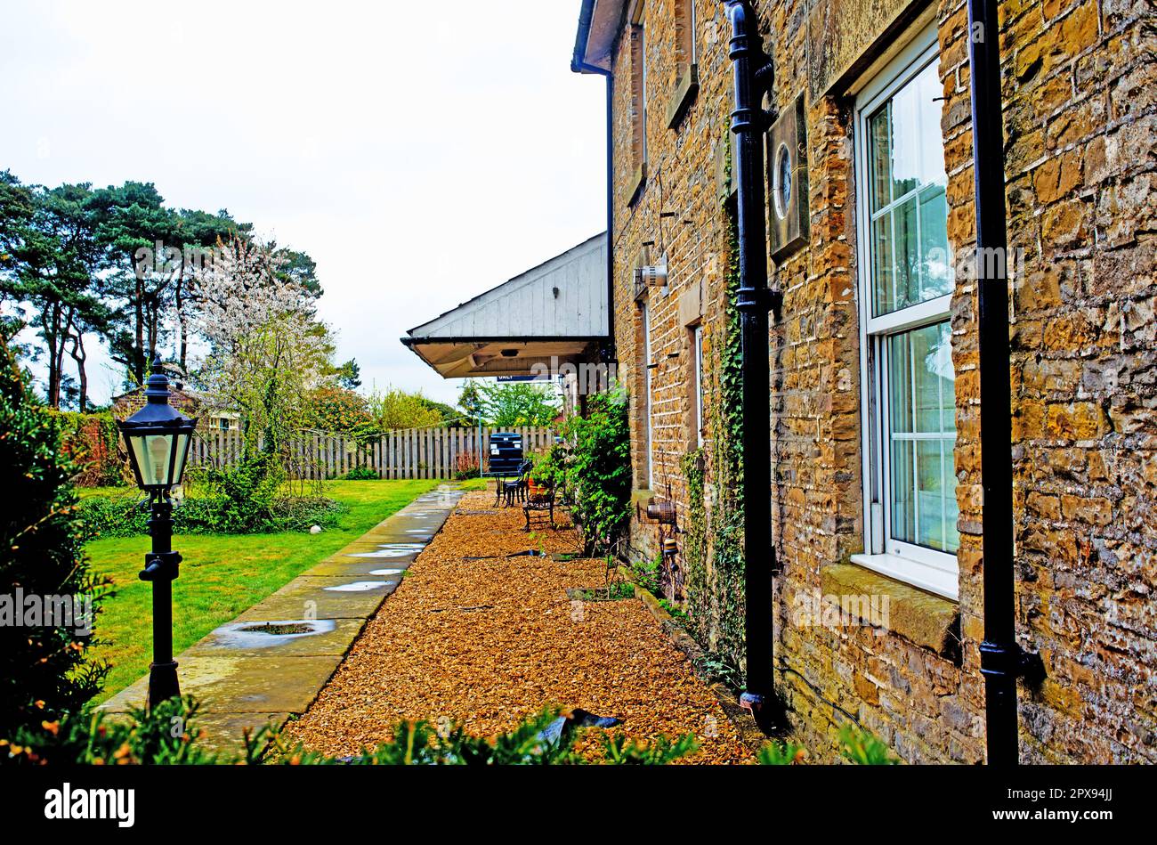 Closed Gilling Railway Station, Ryedale, North Yorkshire, England Stock ...