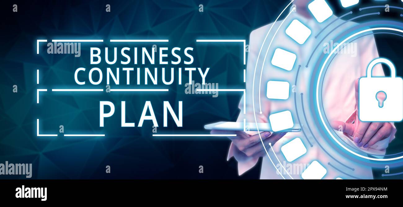 Sign displaying Business Continuity Plan, Business concept creating ... Sign displaying Business Continuity Plan, Business concept creating ...