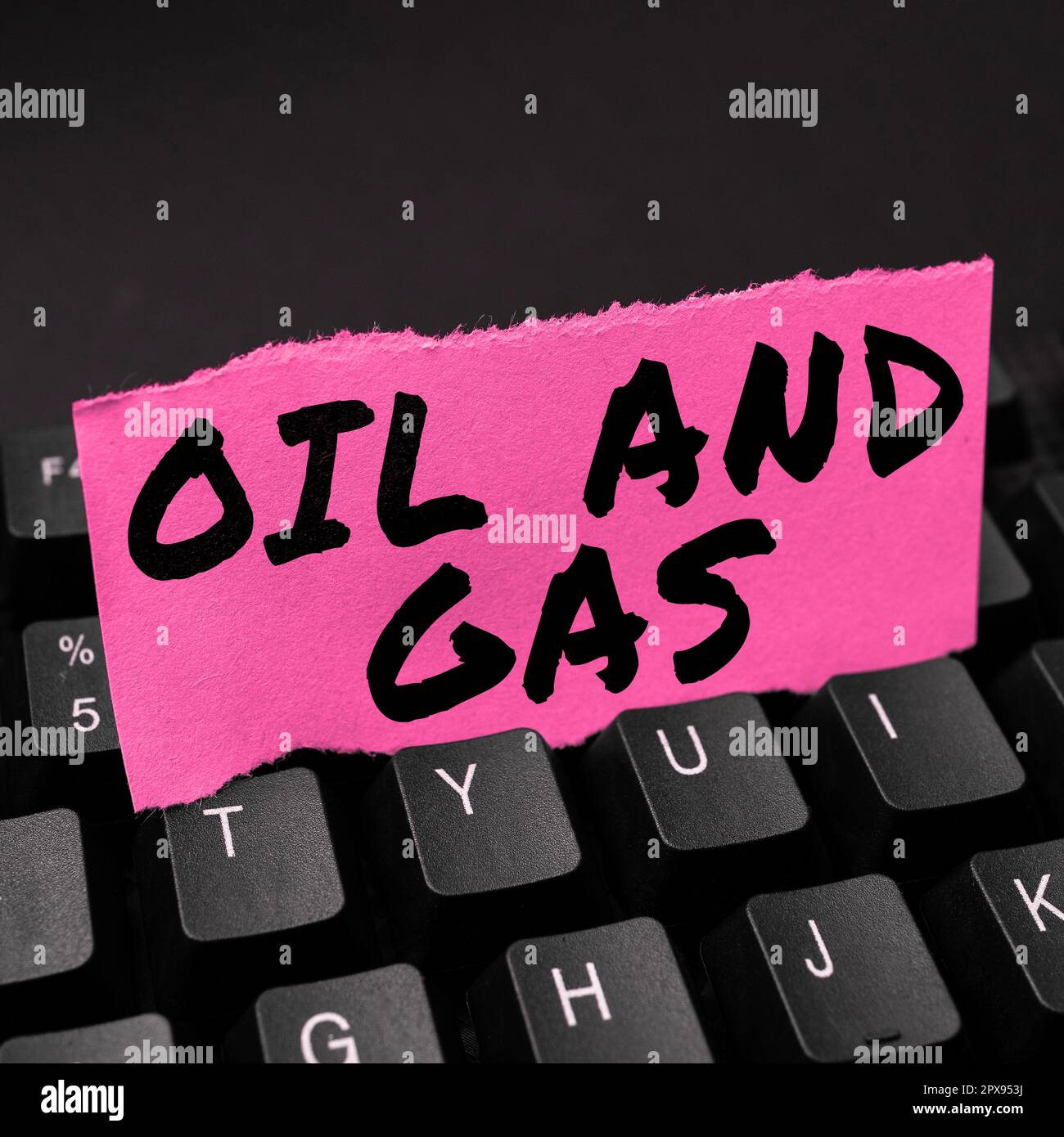 Sign displaying Oil And Gas, Business approach Exploration Extraction ...
