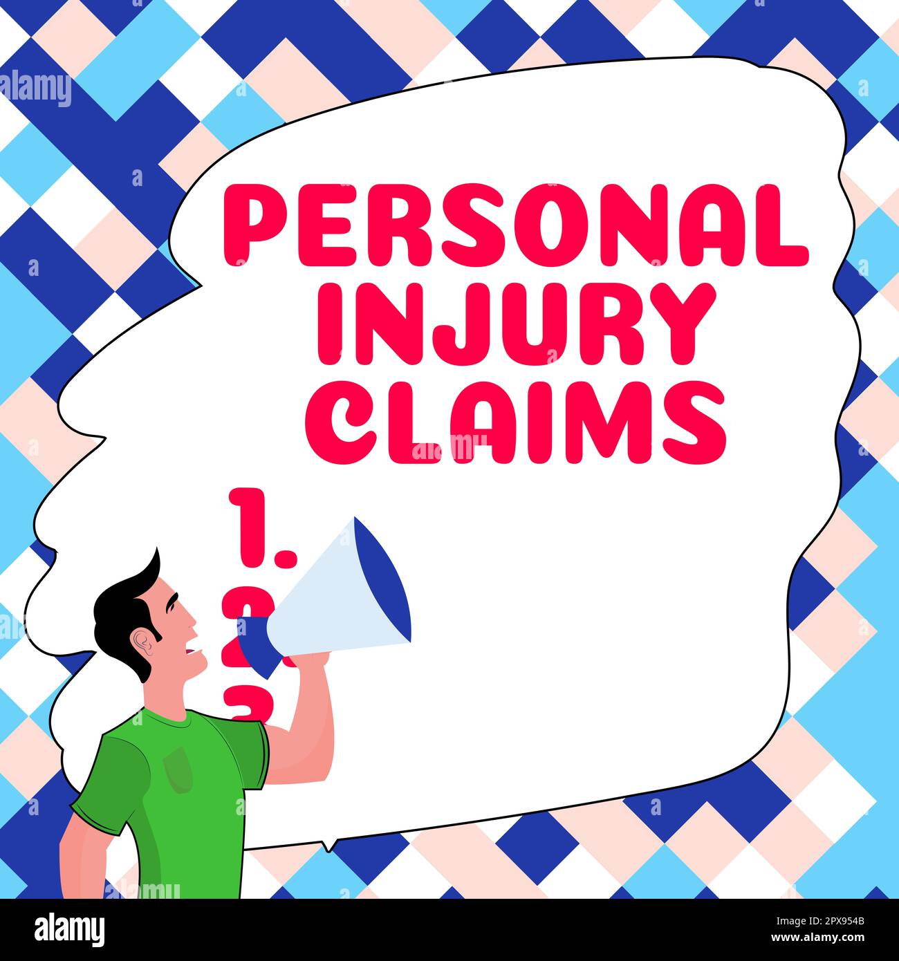 Handwriting text Personal Injury Claims, Conceptual photo being hurt or ...
