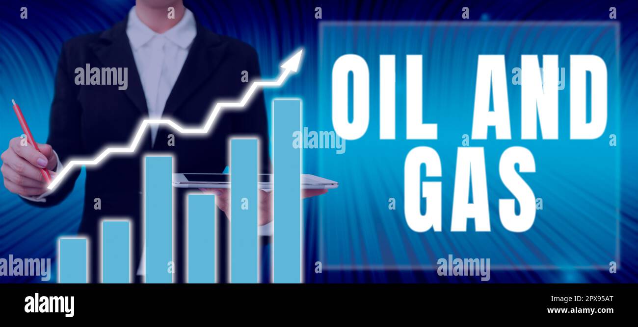 Conceptual display Oil And Gas, Business overview Exploration ...