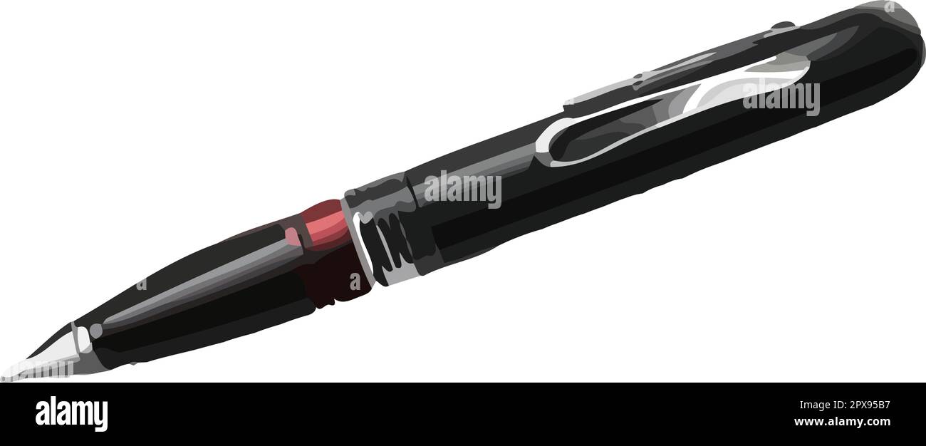 Ballpoint pen isolation Stock Vector Images - Alamy
