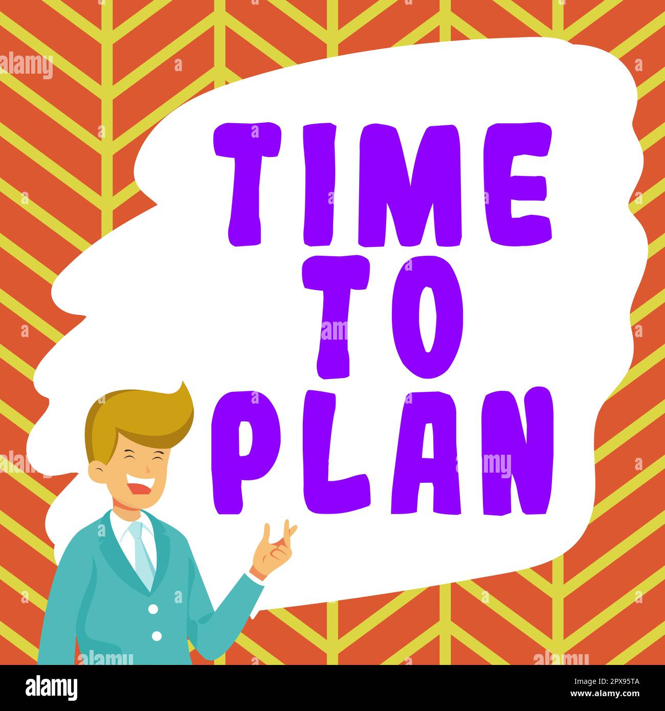 Sign displaying Time To Plan, Concept meaning Preparation of things ...