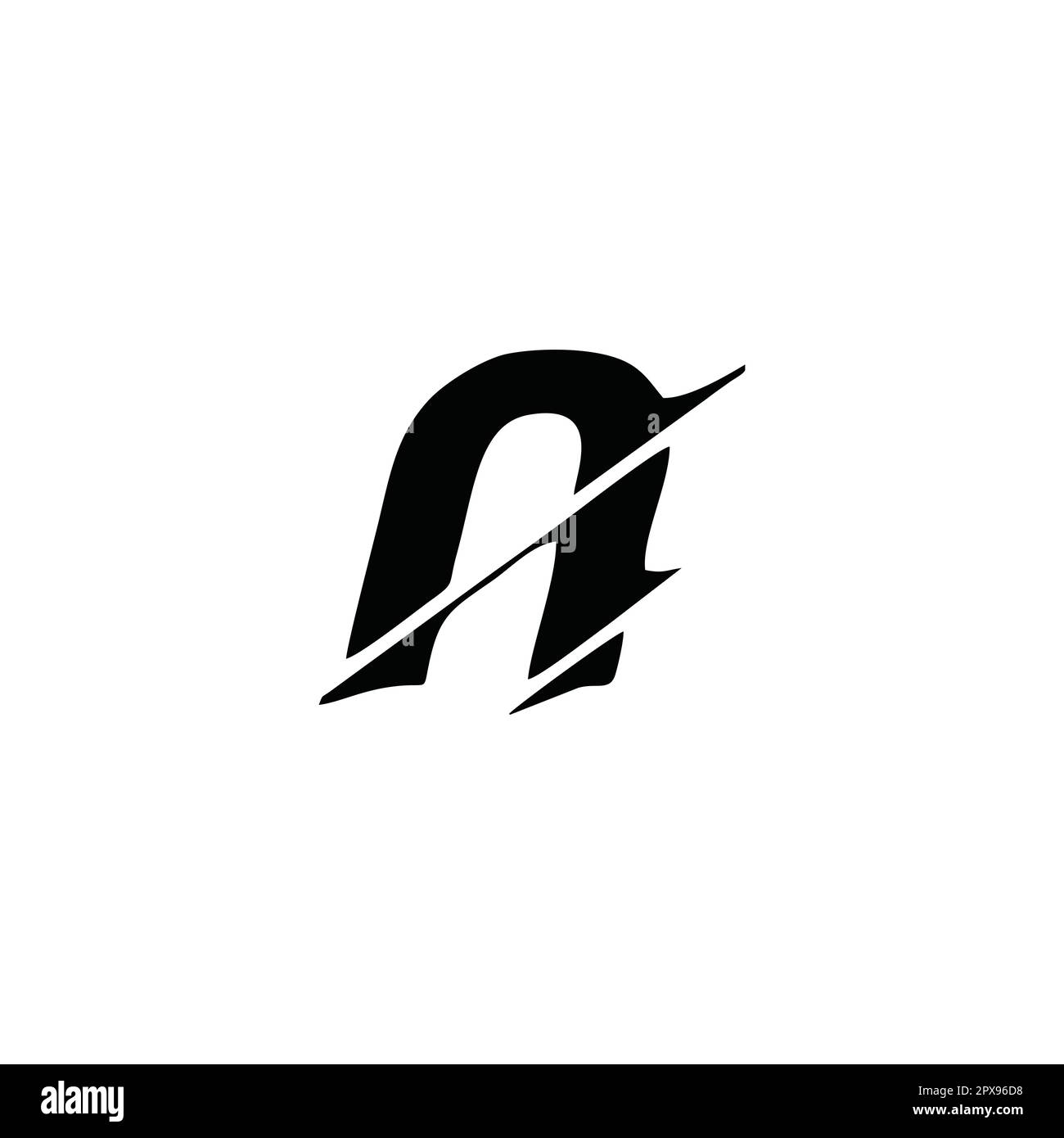 Letter n illustration geometric symbol simple logo vector Stock Vector ...