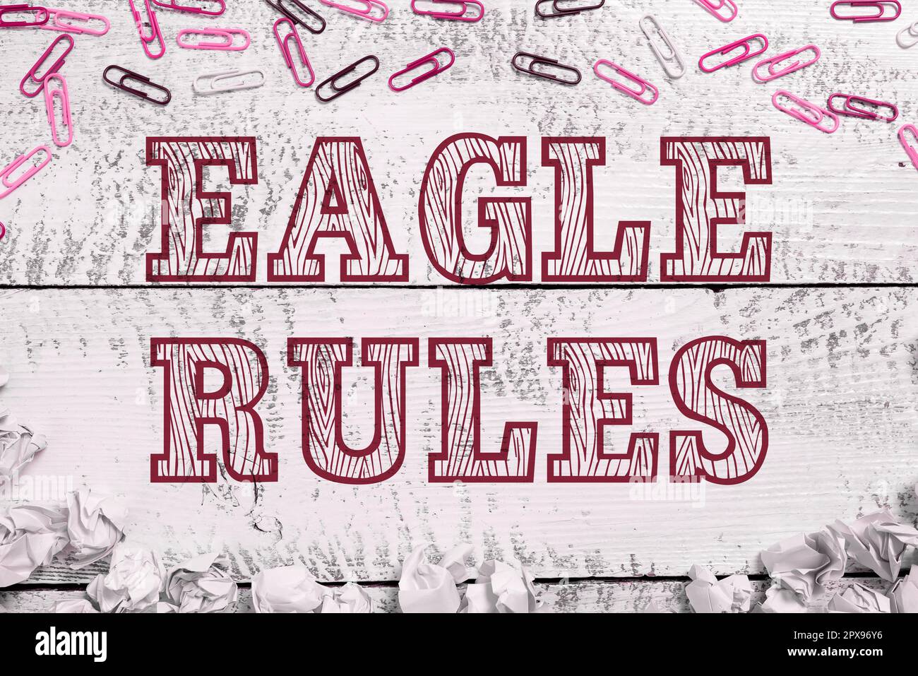 Conceptual caption Eagle Rules, Business showcase a huge set of design rules which your layout ...