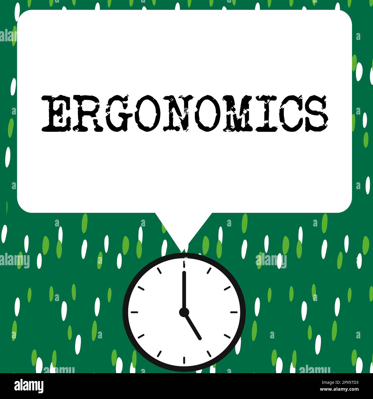 Writing displaying text Ergonomics, Word Written on fitting or ...