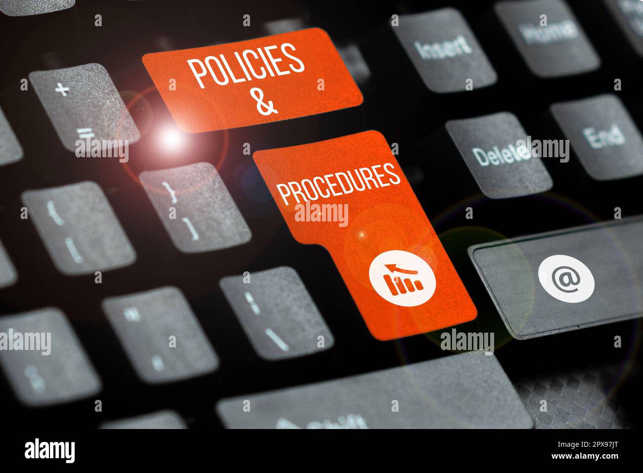 Text sign showing Policies Procedures, Business overview list of rules ... Text sign showing Policies Procedures, Business overview list of rules ...