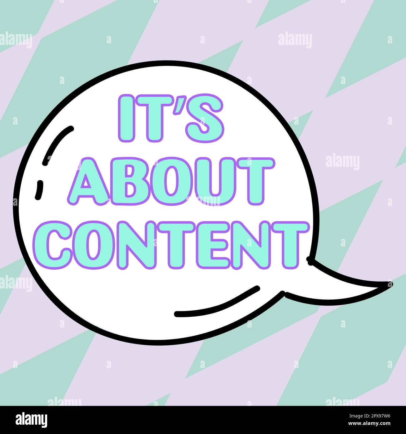 Text showing inspiration It's About Content, Business concept crucial ...