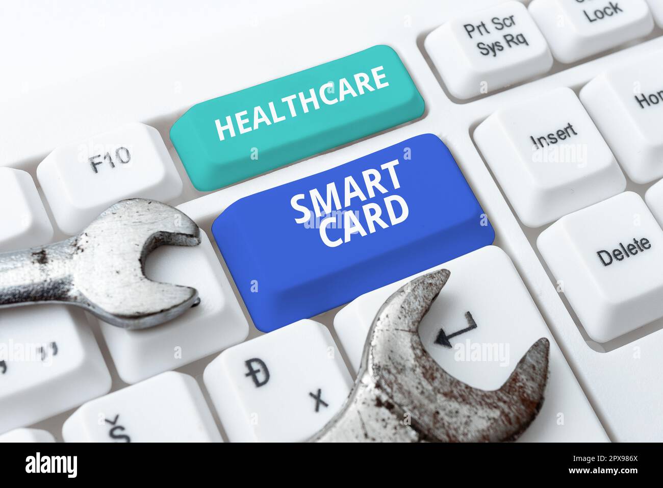 Text showing inspiration Healthcare Smart Card, Business showcase A ...