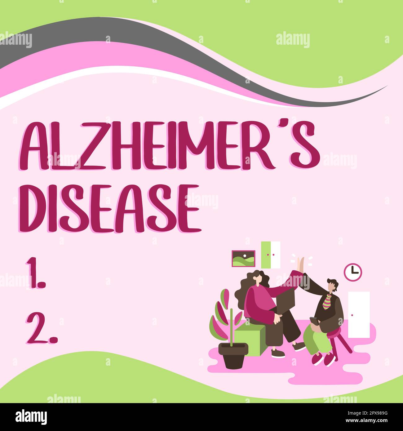 Conceptual display Alzheimer's Disease, Business concept Advanced ...