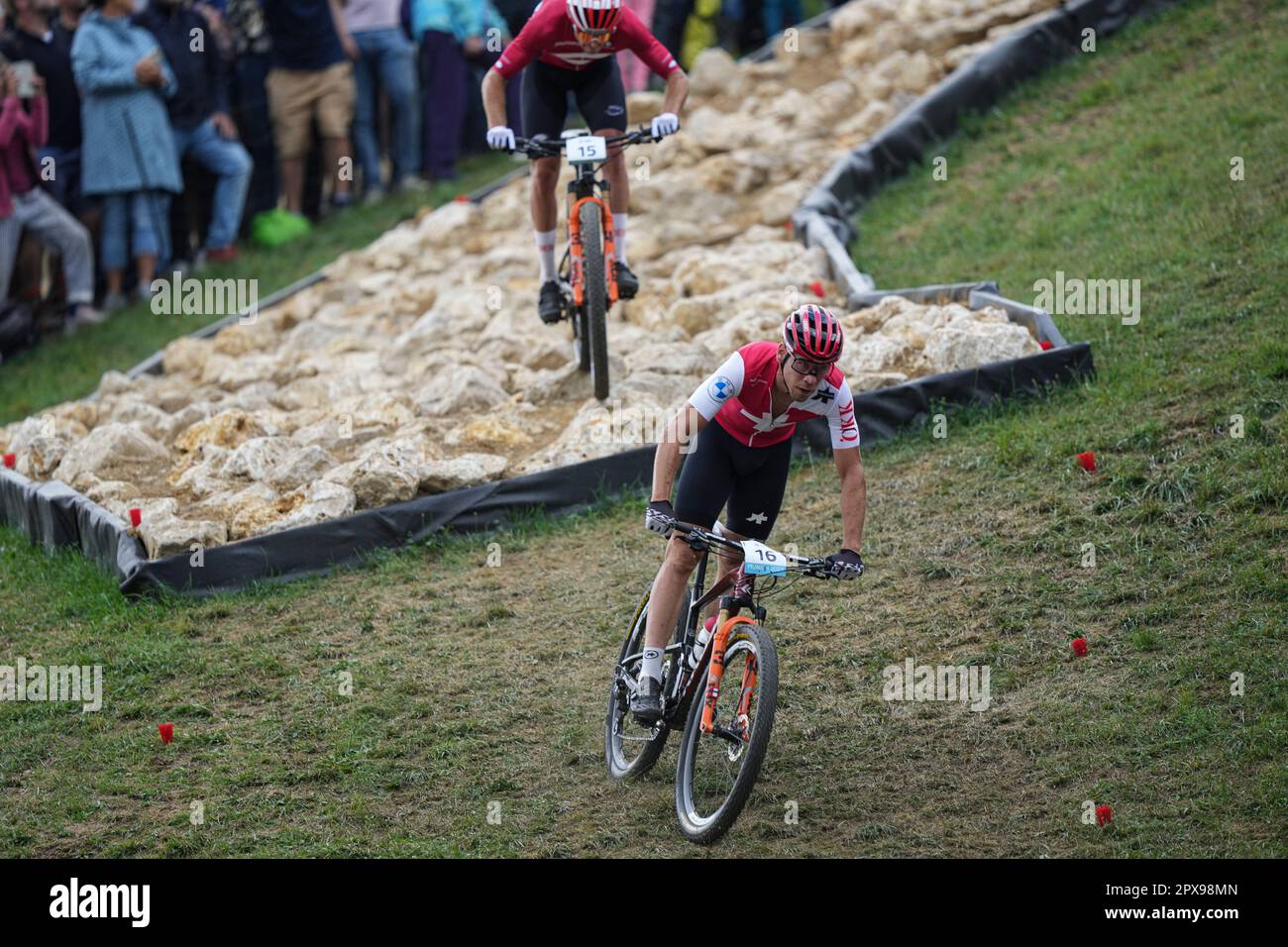 Sebastian Fini Carstensen participating in the Mountain Bike at the ...