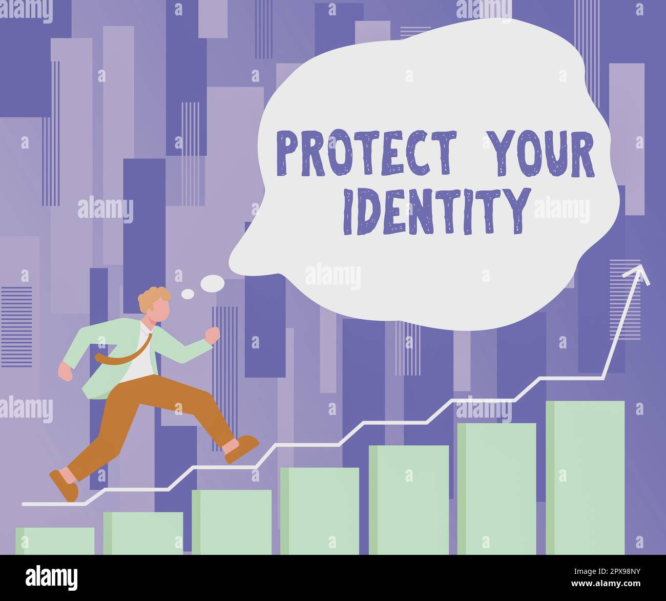 Conceptual display Protect Your Identity, Word for enabling privacy on ...