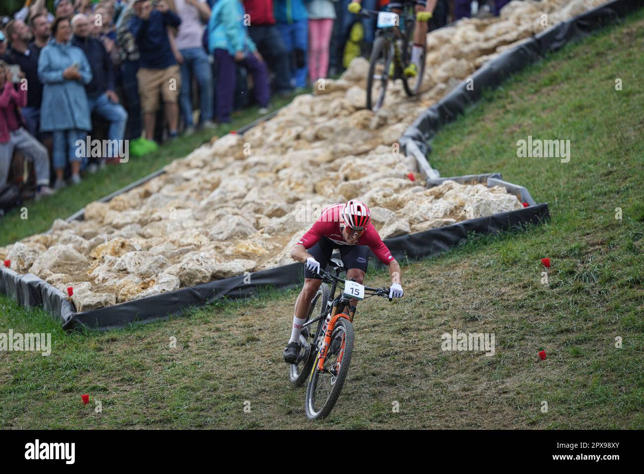 Sebastian Fini Carstensen participating in the Mountain Bike at the ...