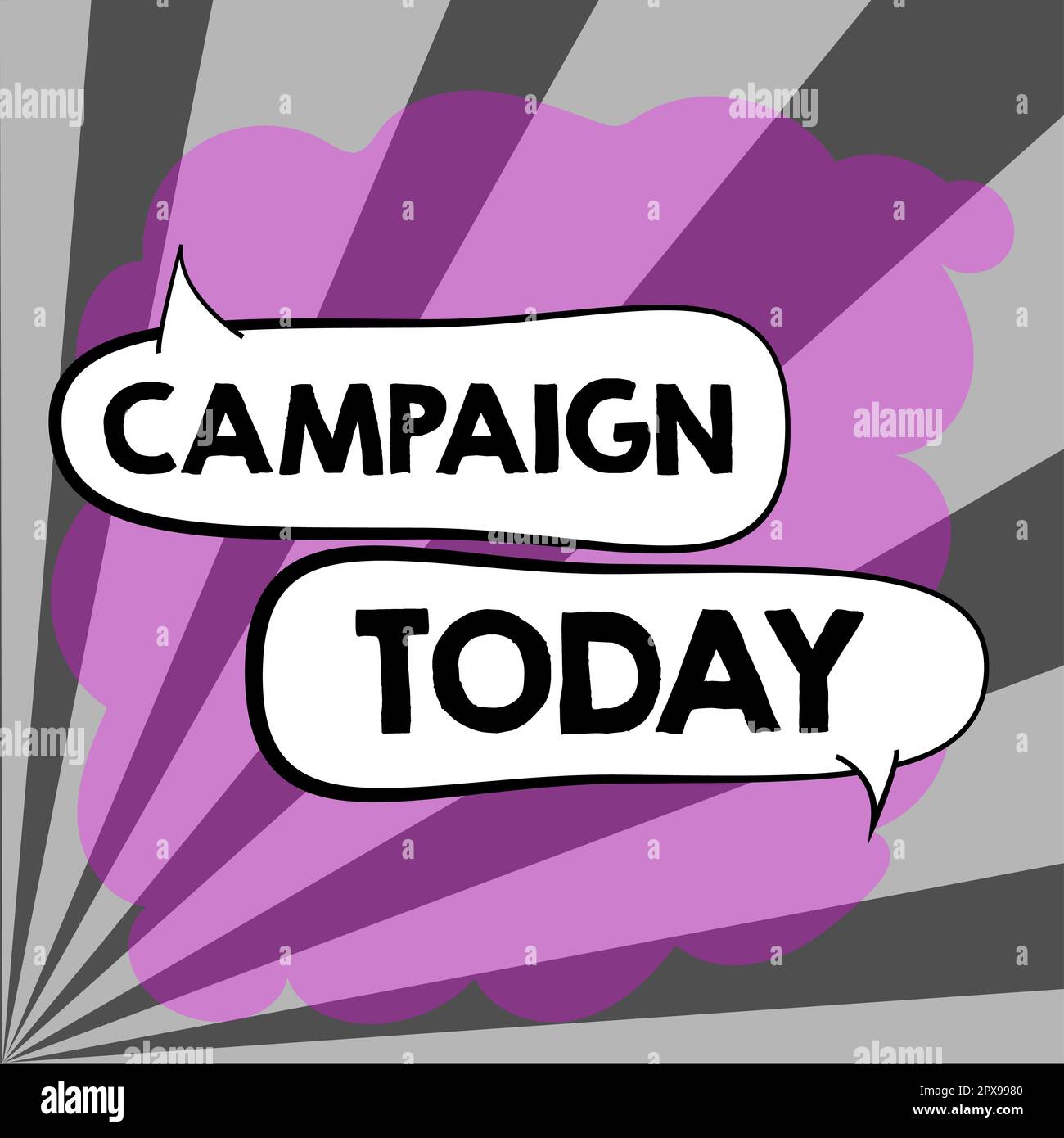 Conceptual caption Campaign, Business idea organized course of action ...