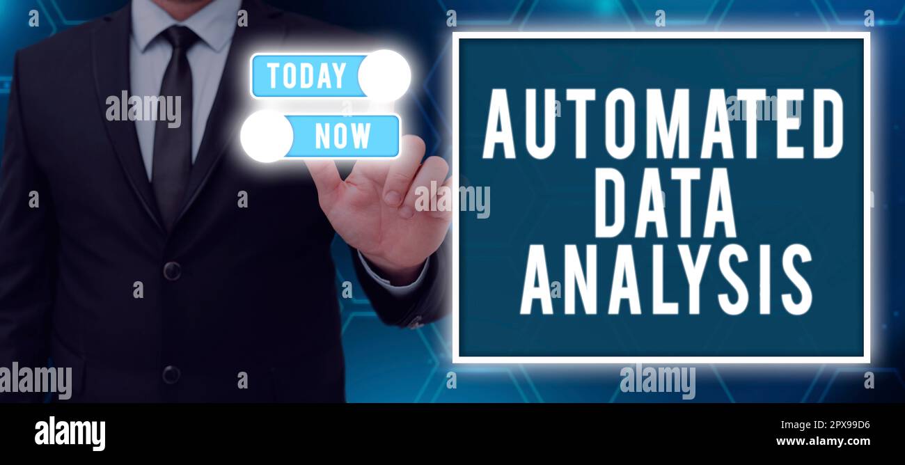 Text showing inspiration Automated Data Analysis, Business overview ... Text showing inspiration Automated Data Analysis, Business overview ...