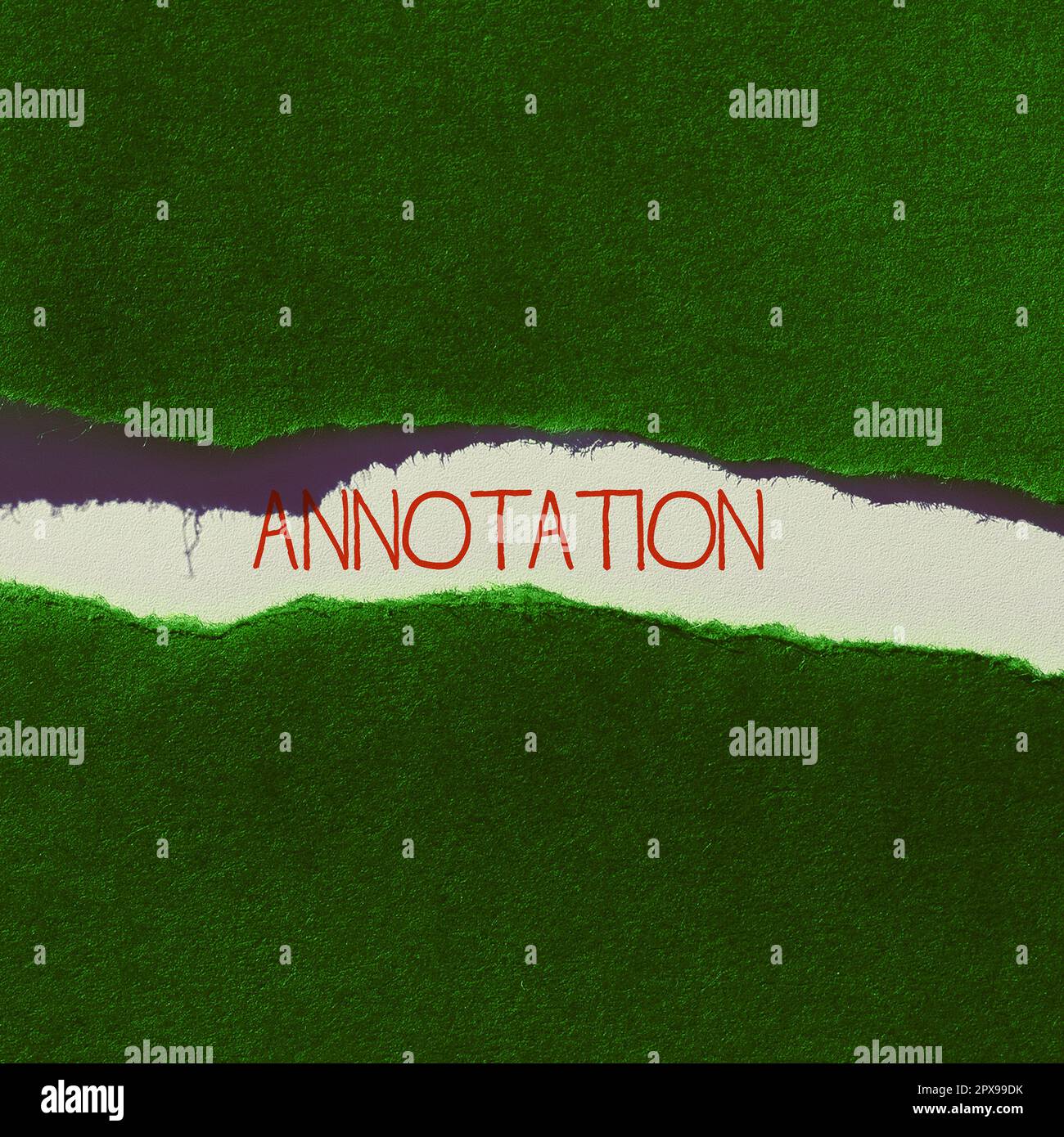 Writing Displaying Text Annotation Word Written On Note Added By Way Of Comment Or Explanation