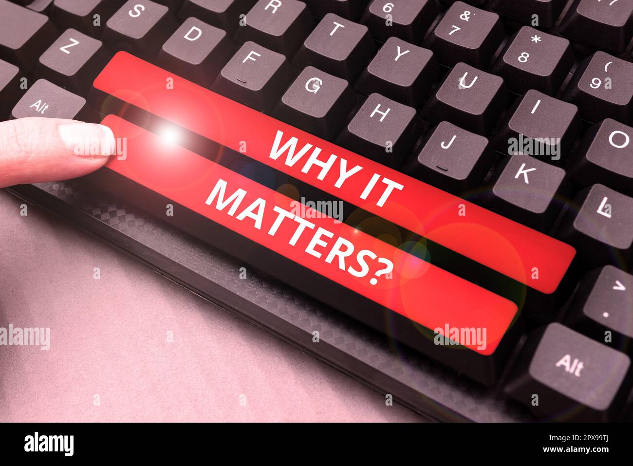 Inspiration showing sign Why It Matters, Business idea Important ...