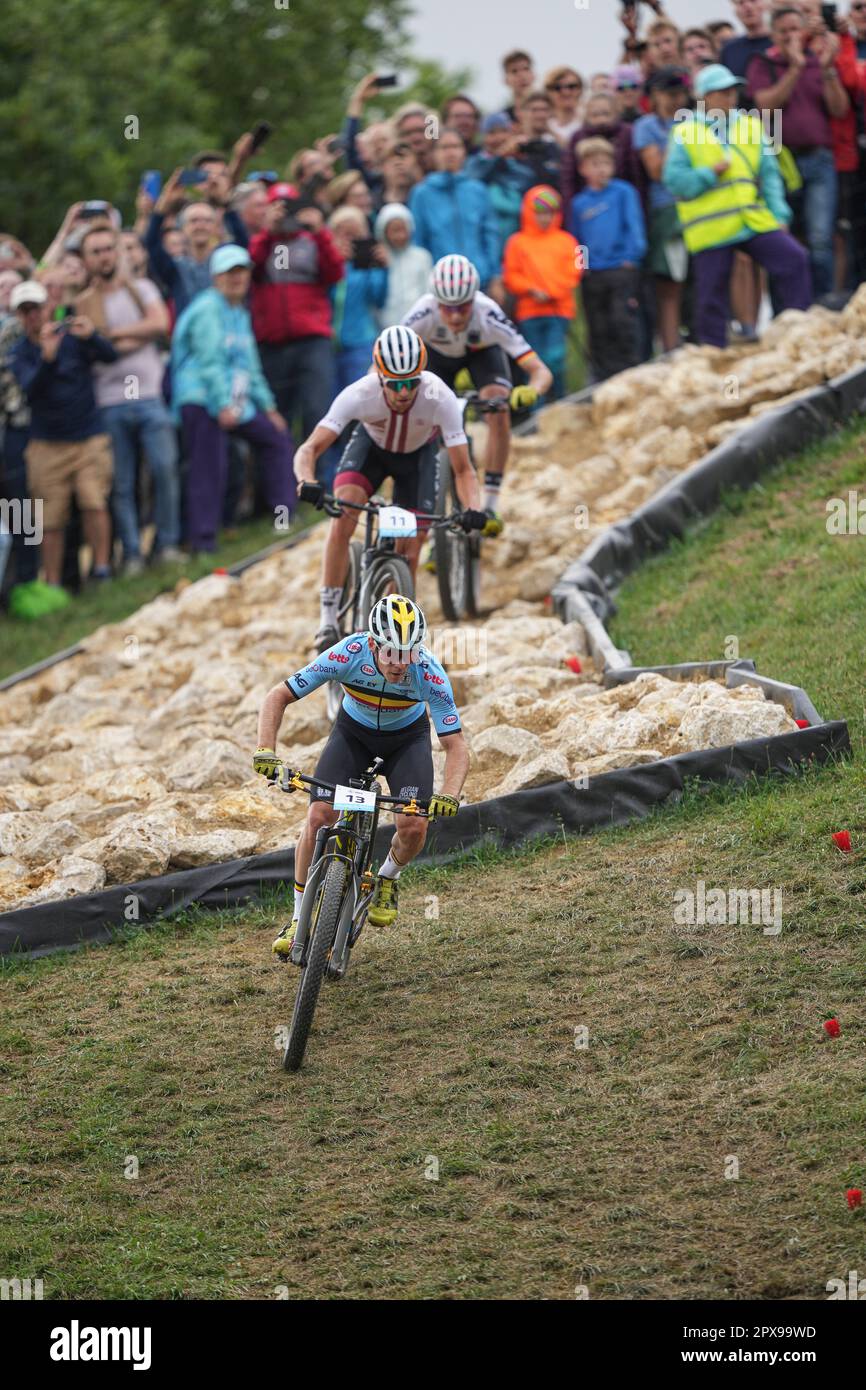 Jens Schuermans participating in the Mountain Bike at the 2022 Munich ...