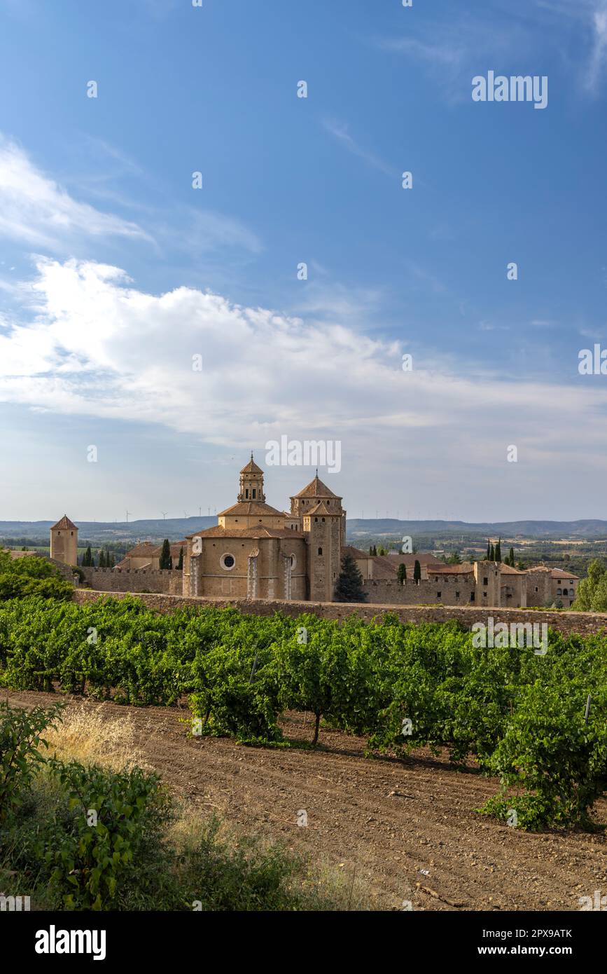 Royal Abbey of Santa Maria de Poblet, cistercian monastery, Catalonia ...