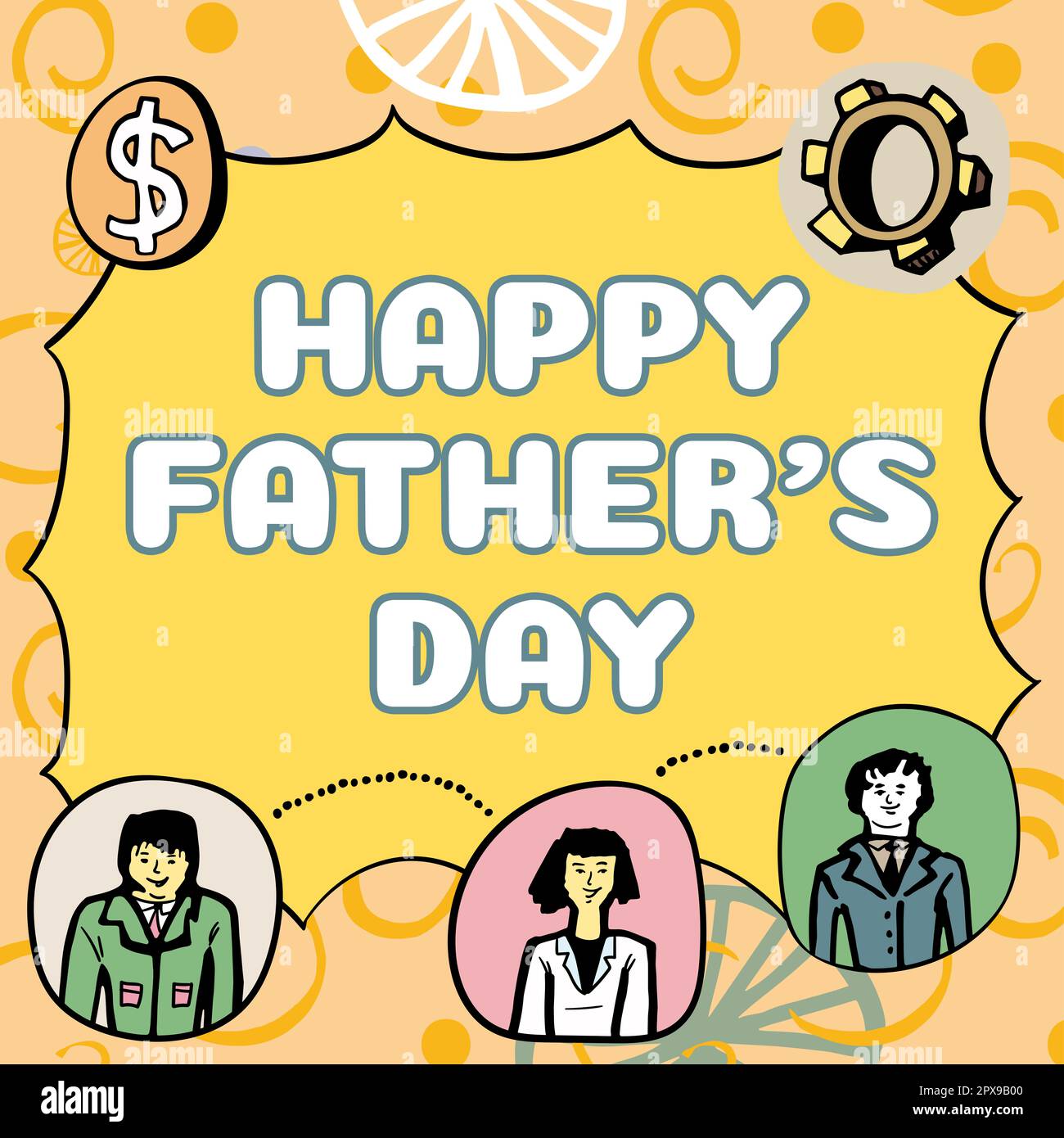 Conceptual caption Happy Father's Day, Internet Concept time of year to ...