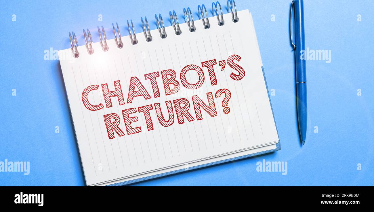 Text Caption Presenting Chatbots Return Business Idea Program That Communicate Use Text