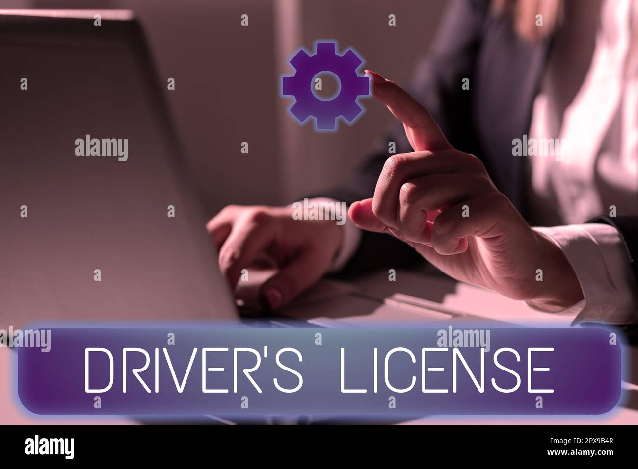 Handwriting text Driver's License, Word Written on a document ...