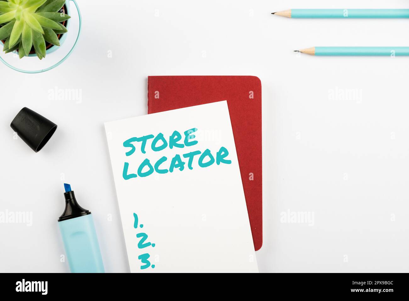 Text caption presenting Store Locator, Conceptual photo to know the ...