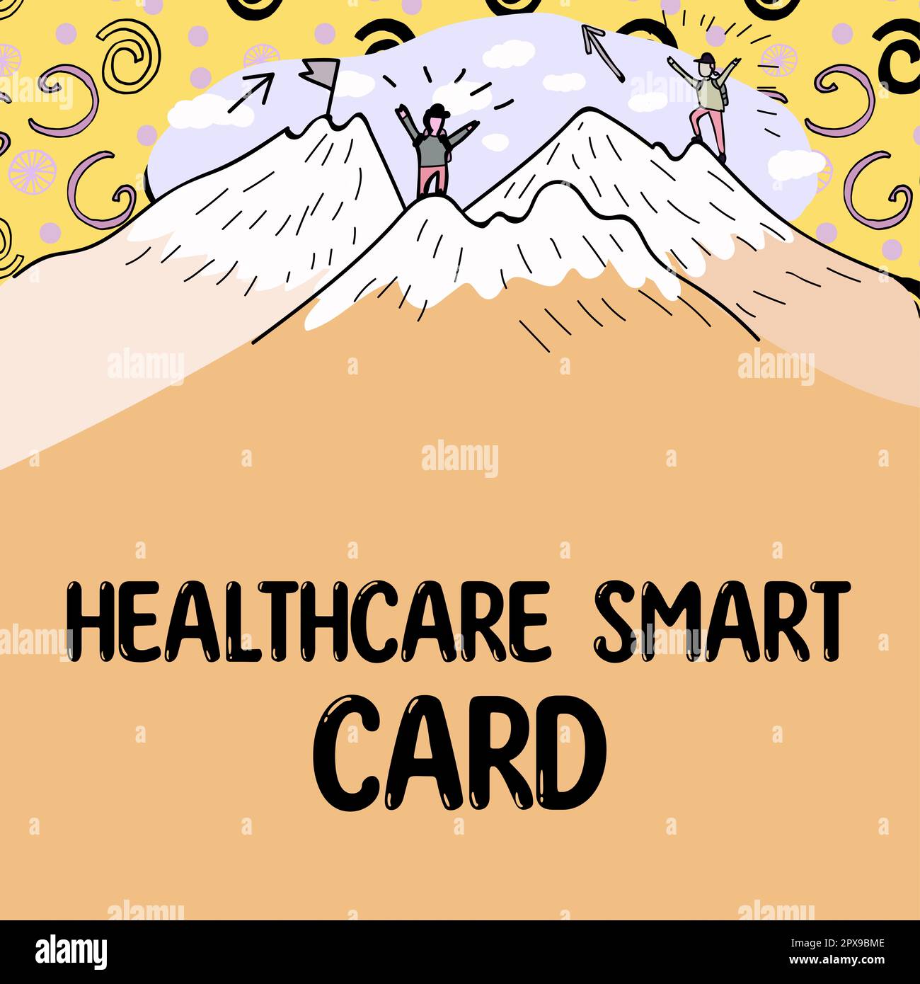 Conceptual display Healthcare Smart Card, Business approach A card that ...