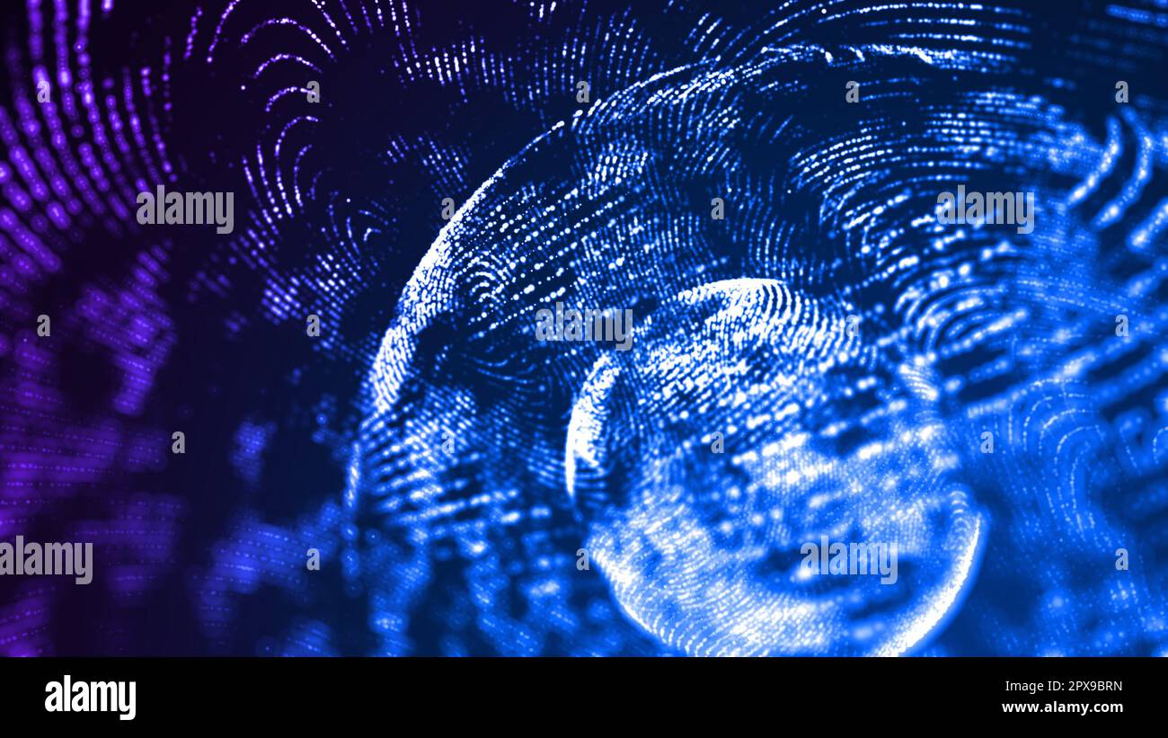 Futuristic network and technology global abstract background Stock ...