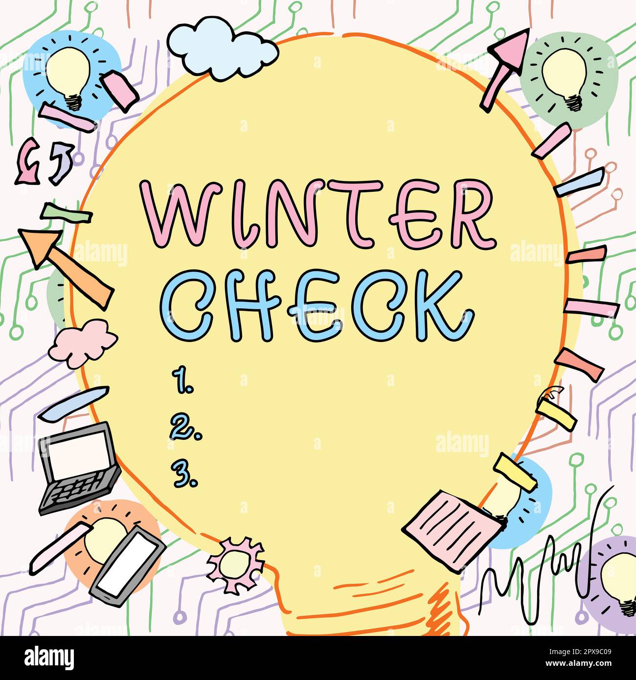 Hand writing sign Winter Check, Internet Concept Coldest Season ...