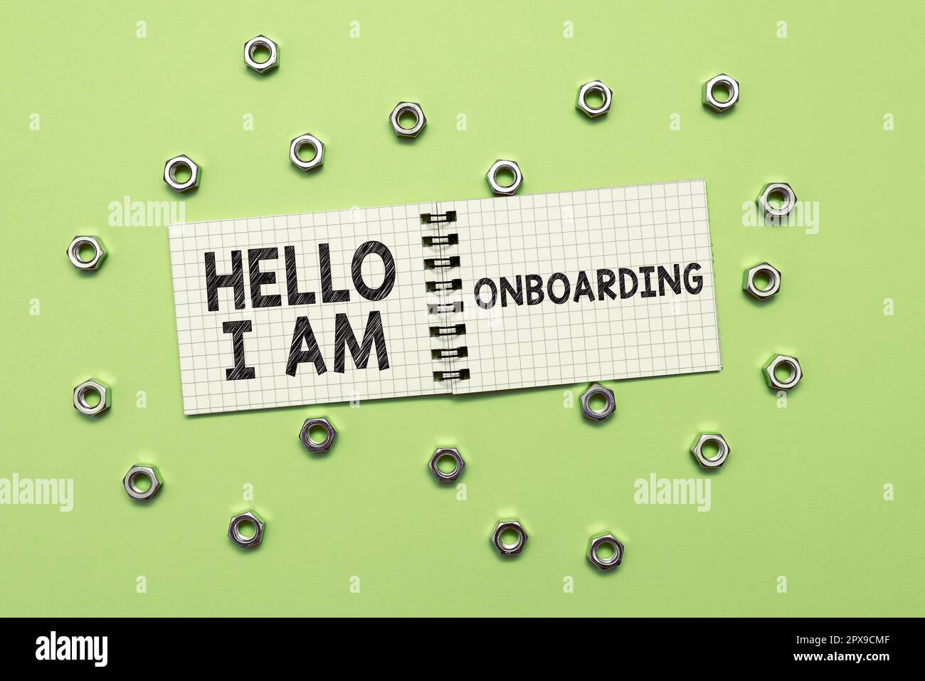 Writing displaying text Hello I Am Onboarding, Internet Concept Action Process of integrating a ...