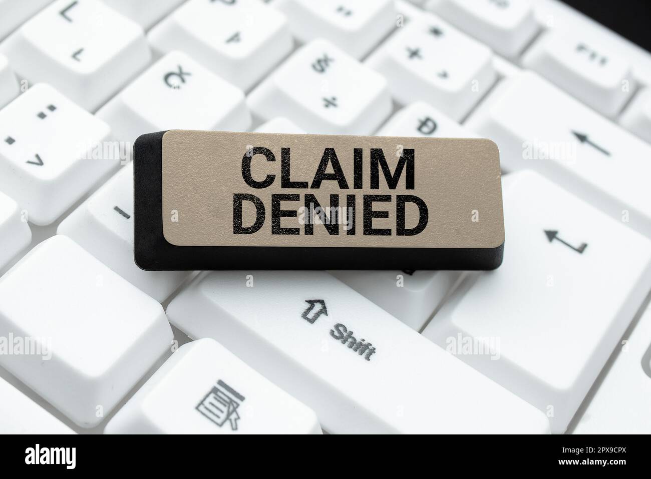 Inspiration showing sign Claim Denied, Concept meaning Requested ...