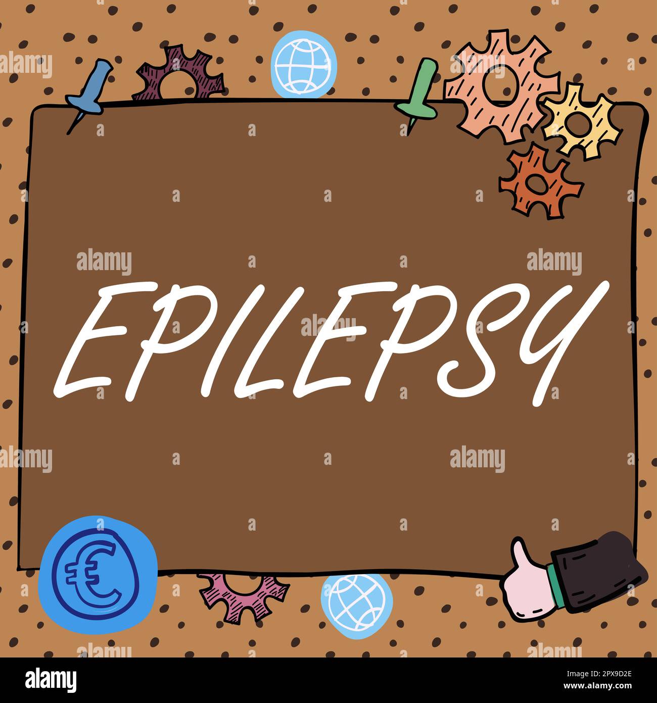 Conceptual caption Epilepsy, Conceptual photo Fourth most common ...