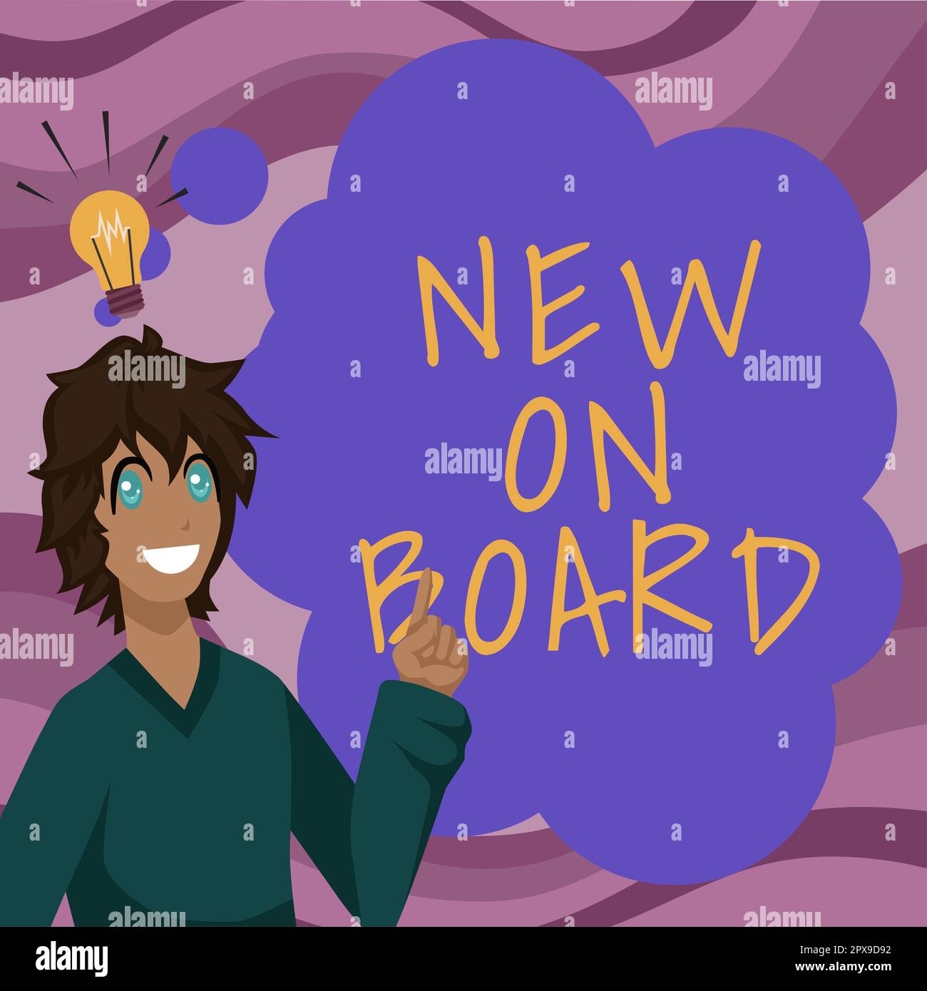 Writing displaying text New On Board, Word for Welcome to the team ...