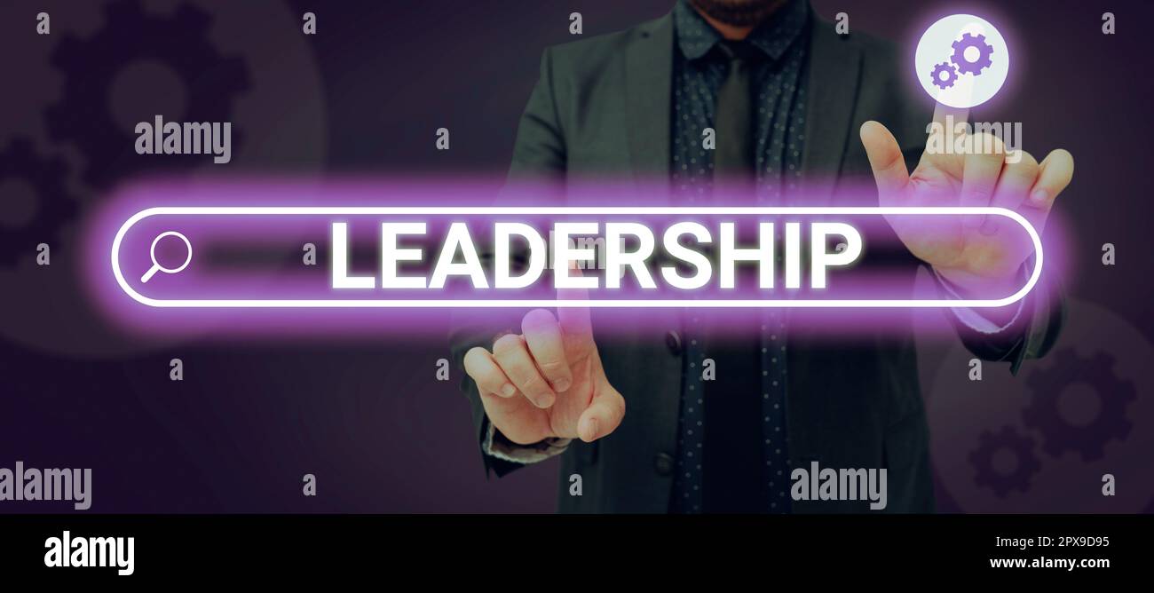 Conceptual display Leadership, Business showcase Ability Activity ...