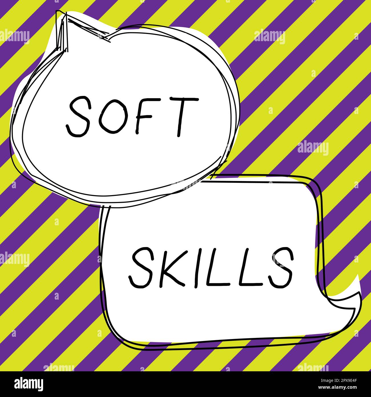 Hand writing sign Soft Skills, Business approach personal attribute ...