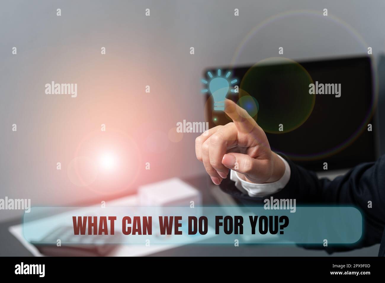 Writing displaying text What Can We Do For You, Word Written on asking ...