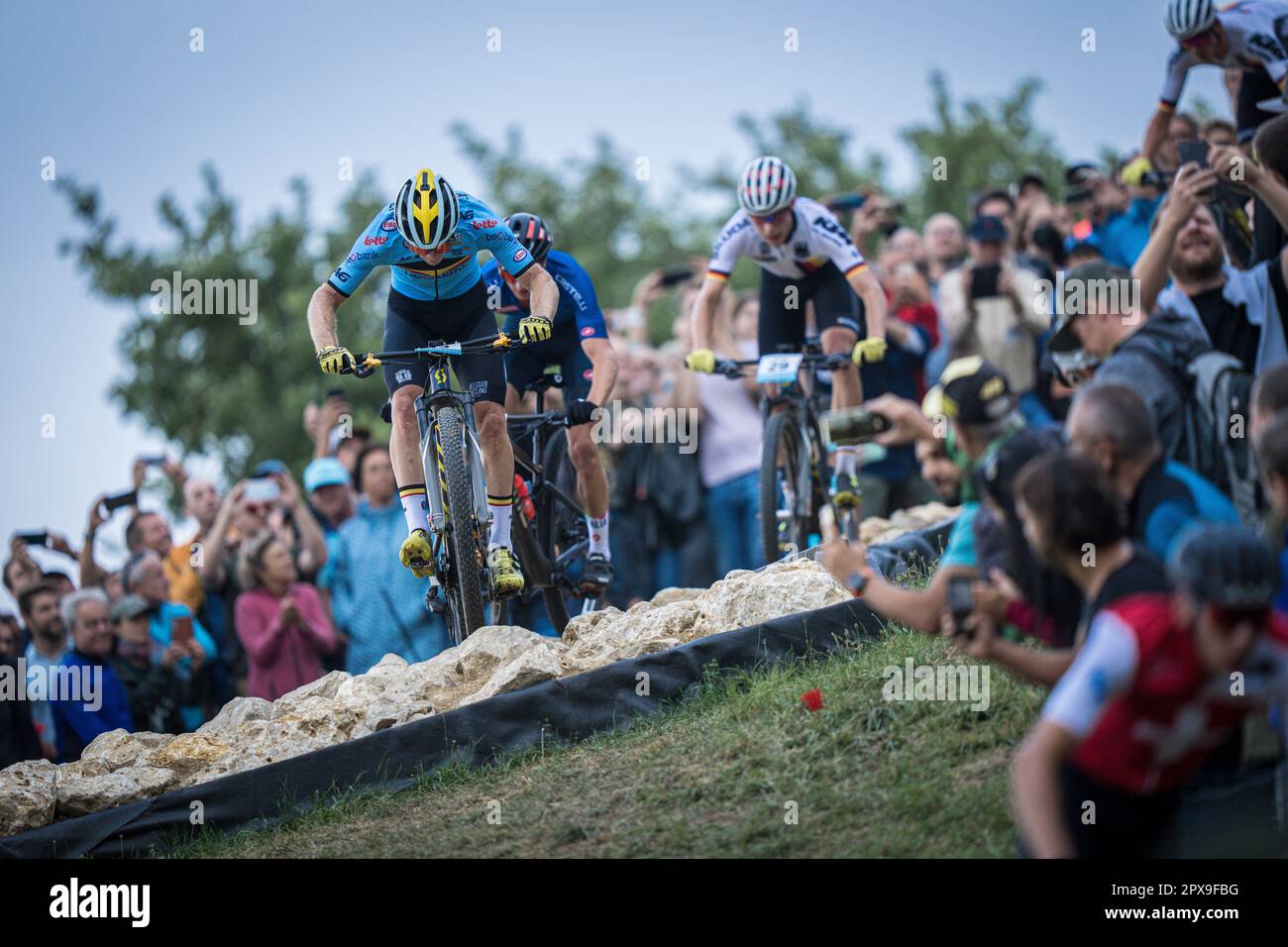 Jens Schuermans participating in the Mountain Bike at the 2022 Munich ...
