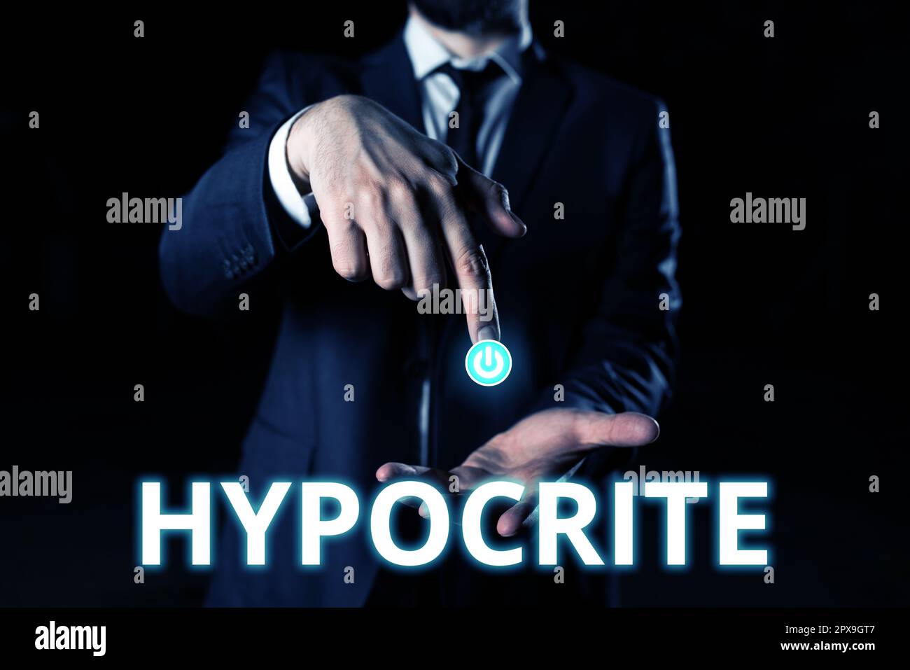 Text sign showing Hypocrite, Business concept Medical condition in ...