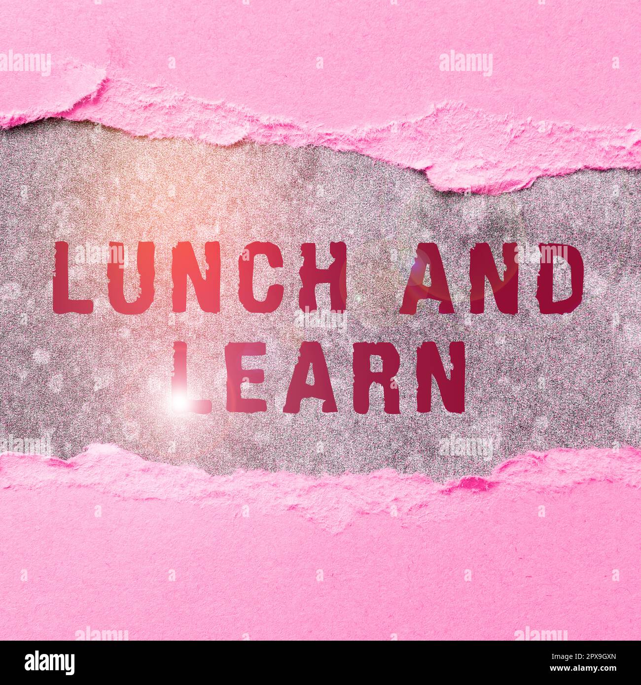 Hand writing sign Lunch And Learn, Word for Have meal and study ...