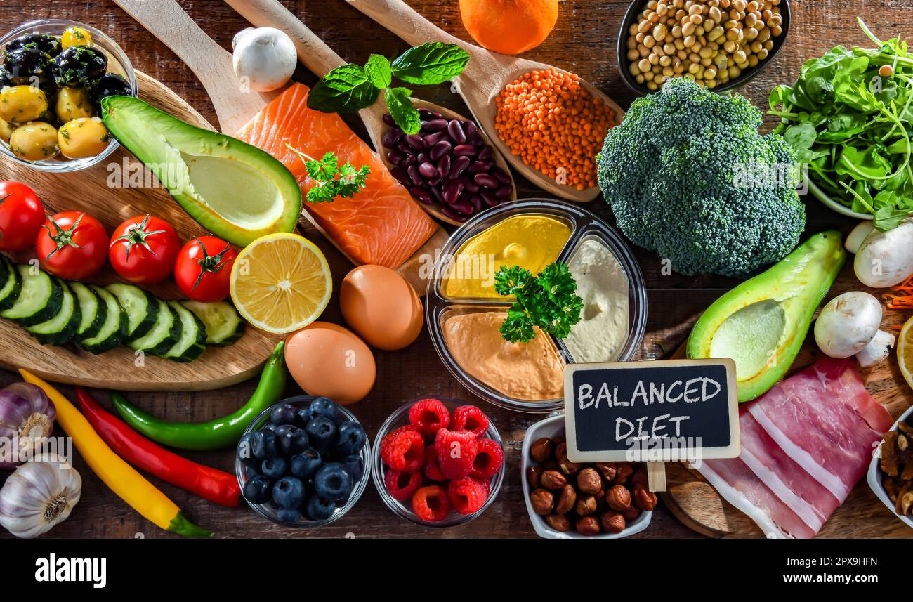 Ingredients of healthy diet that maintains or improves overall health ...