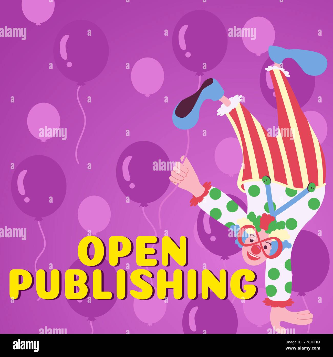 Text caption presenting Open Publishing, Business concept online access ...