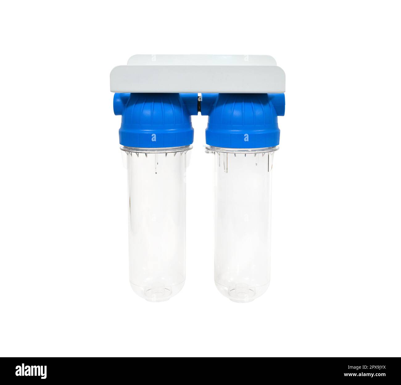 Carbon water filter device isolated over white Stock Photo - Alamy