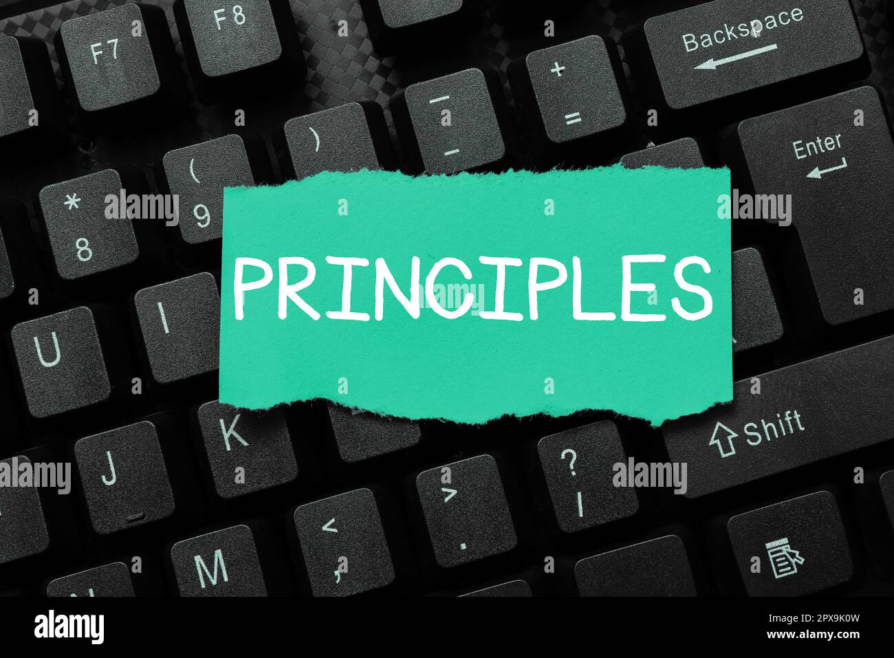 Sign displaying Principles, Conceptual photo fundamental truth that ...